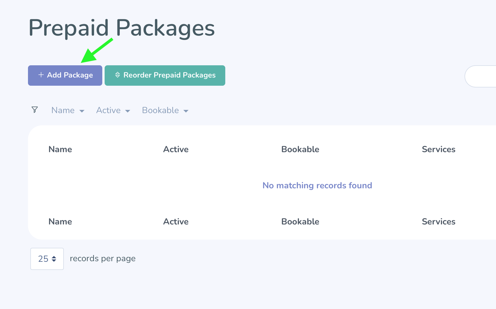 Packages – Doxford Help
